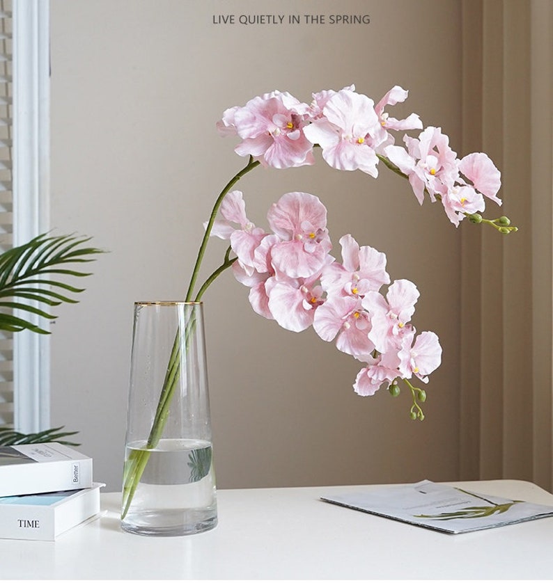 Artificial Orchid Blue Orchids Real Touch Orchid Silk - Etsy