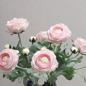 Luxe Faux Ranunculus Real Touch Ranunculus Fake Ranunculus - Etsy