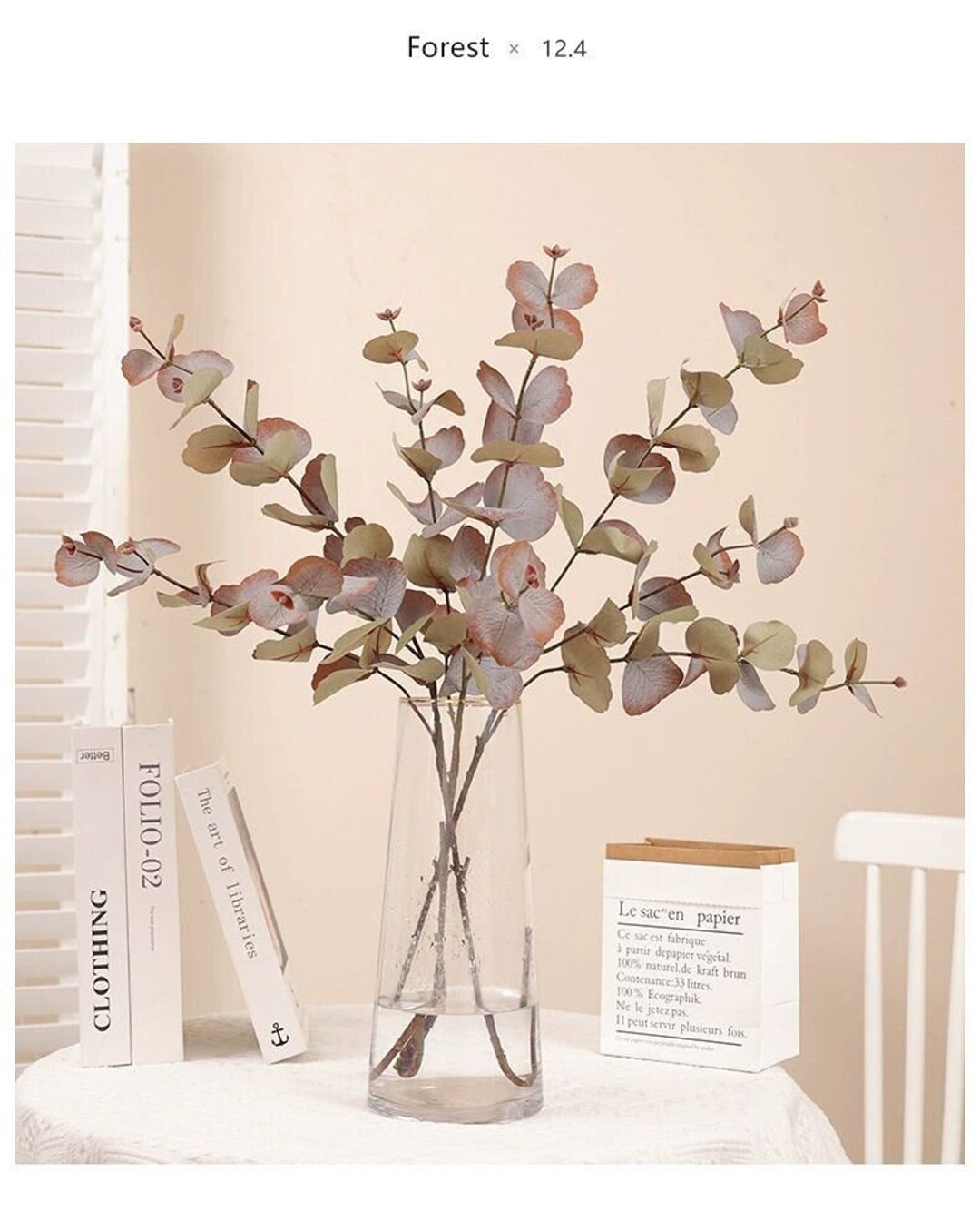 Fall Eucalyptus, Burgundy Eucalyptus, Fall Flowers, Artificial ...