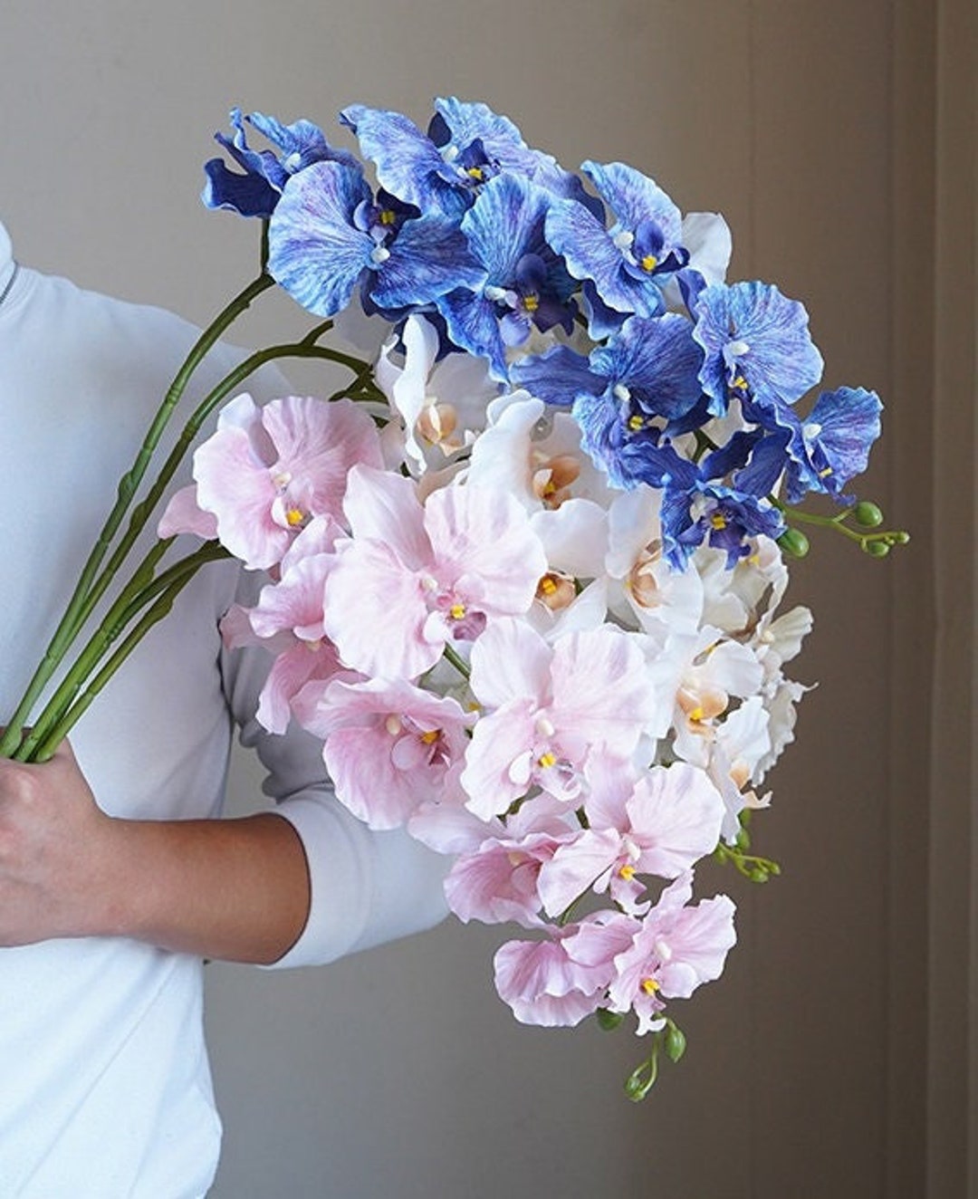 Artificial Orchid, Blue Orchids, Real Touch Orchid, Silk Orchids, White ...