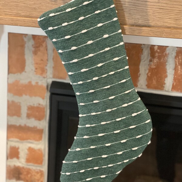 Green Stocking - Etsy