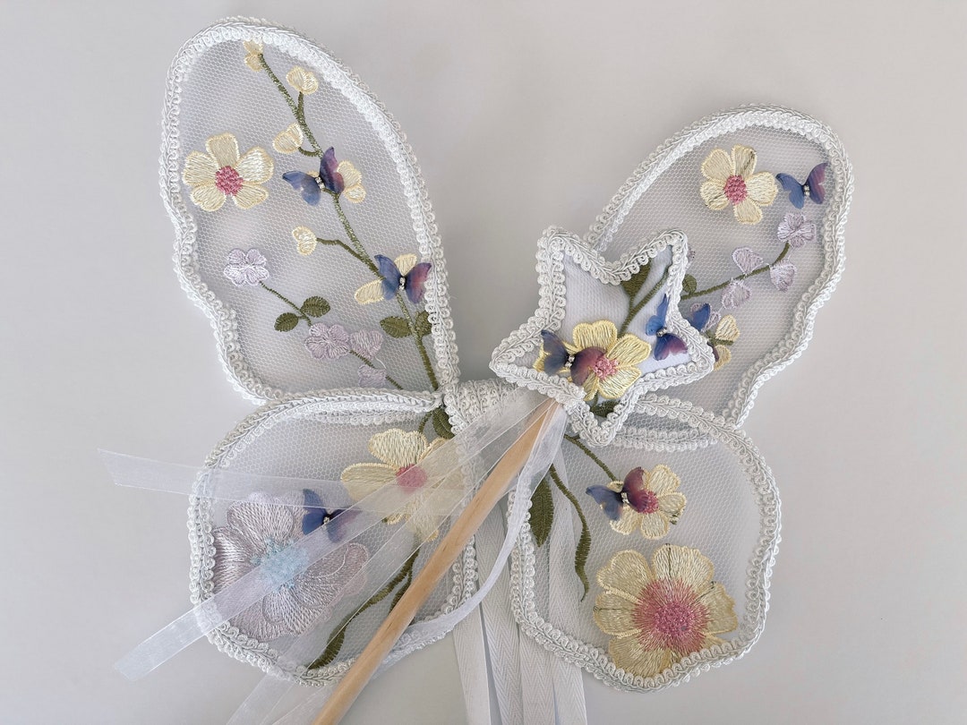 Fairy Wings | Flower Fairy Wings | Lace Fairy Wings | Kids Fairy Wings ...