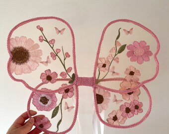 Daisy Fairy Wings | Flower Fairy Wings | Lace Fairy Wings | Toddler ...