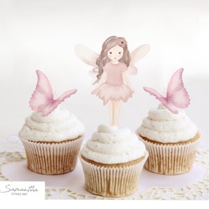 Fairy Cake Topper, Fairy First Birthday Decor , Fairy First Birthday ...