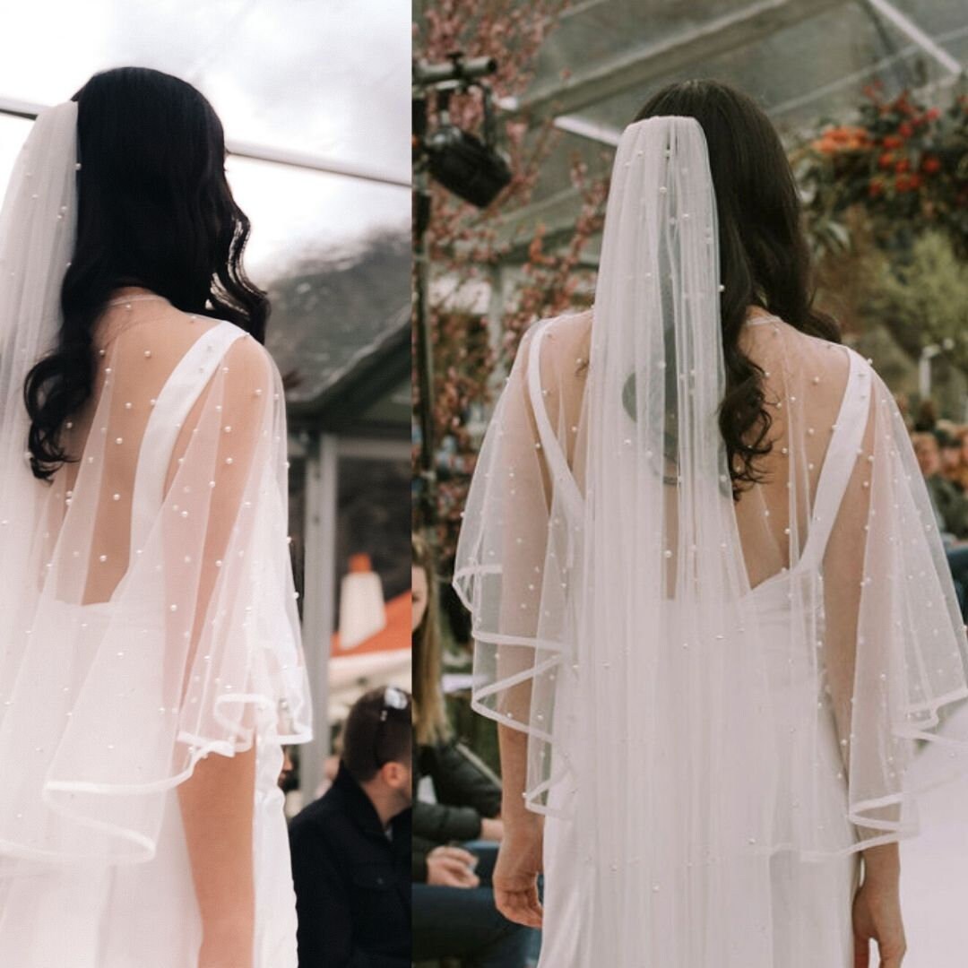 Pearl Cape, Pearl Long Cape, Pearl Cover-up, Bridal Cape, Plus Size ...