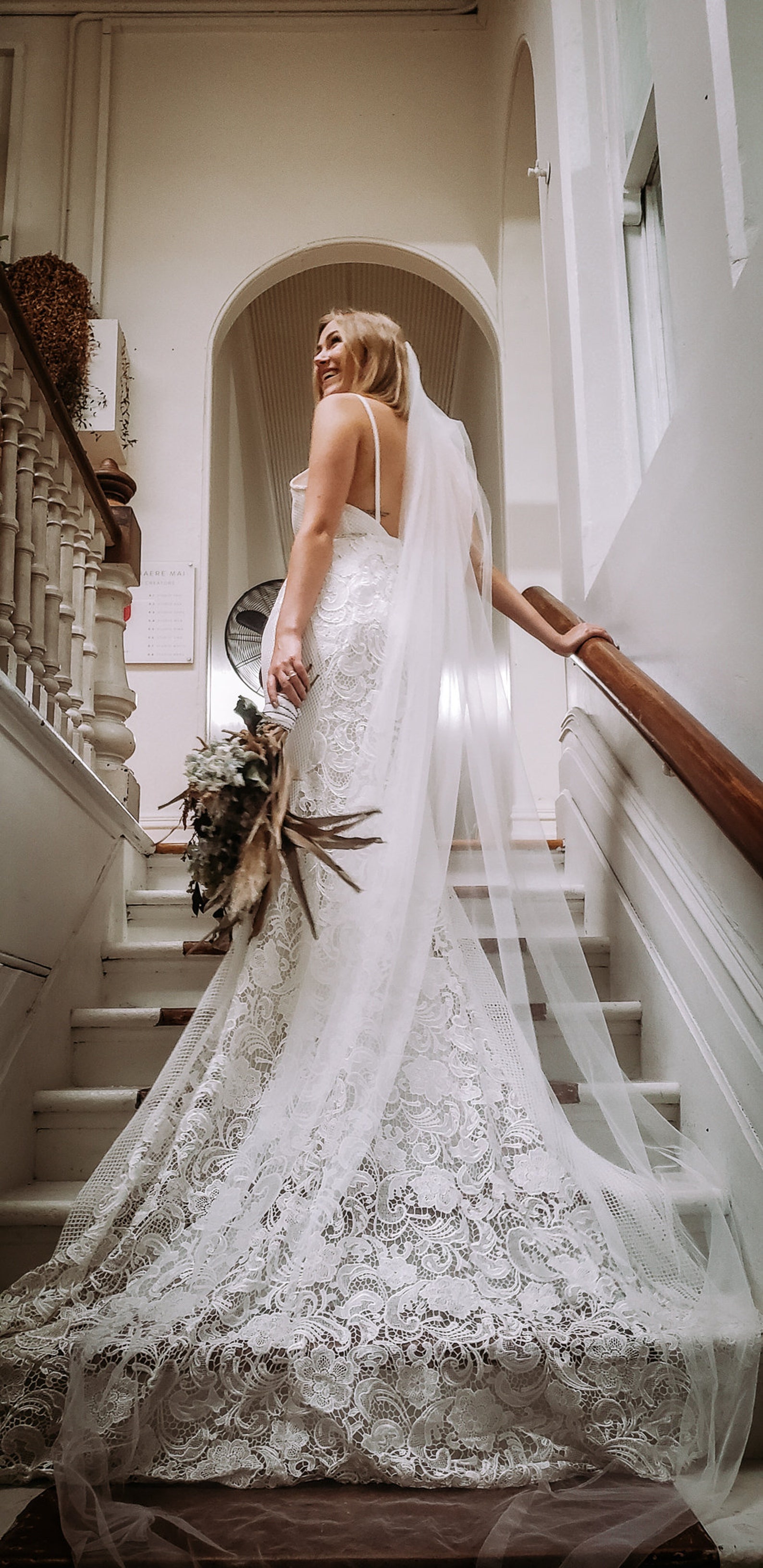 Ivory Veil Veil 3m Veil Tulle Veil Beach Veil Modern | Etsy