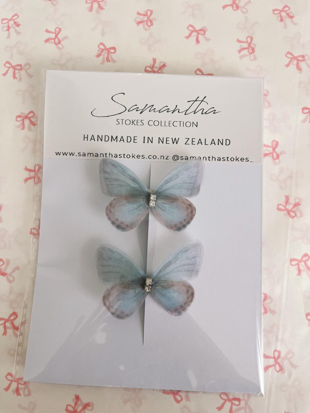 Blue Butterfly Hair Clips, Fairy Hair Accessories, Butterfly Clips ...
