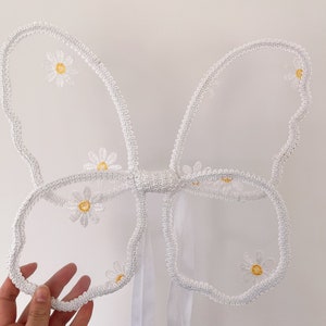Daisy Bundle - Fairy Wings, Daisy Flower Crown and Matching Wand - Etsy