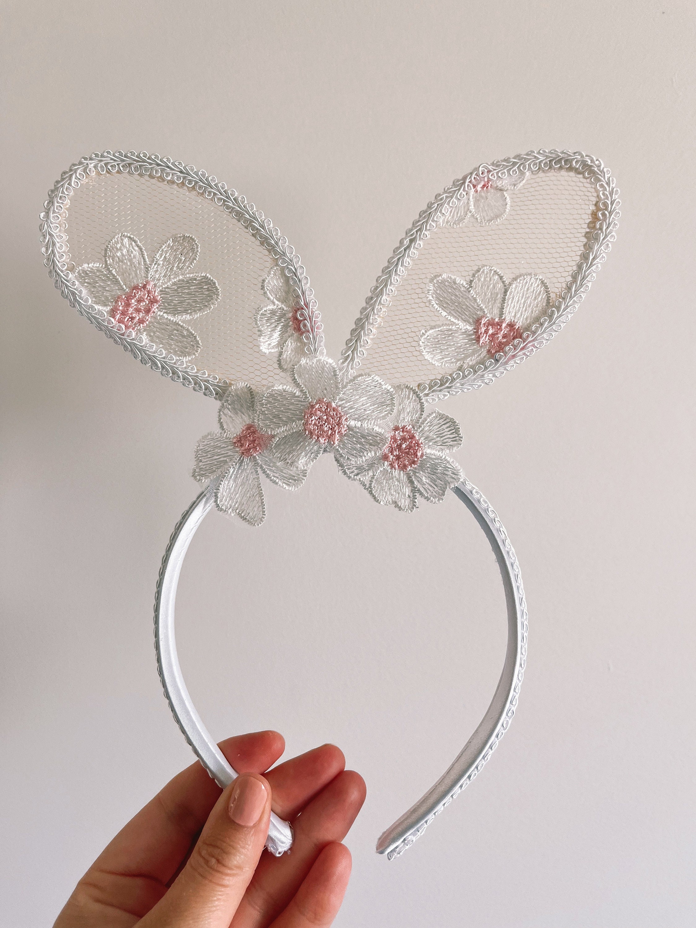 Bunny Headband, Easter Bunny Ears, Handmade Easter, Bunny Ears - Etsy