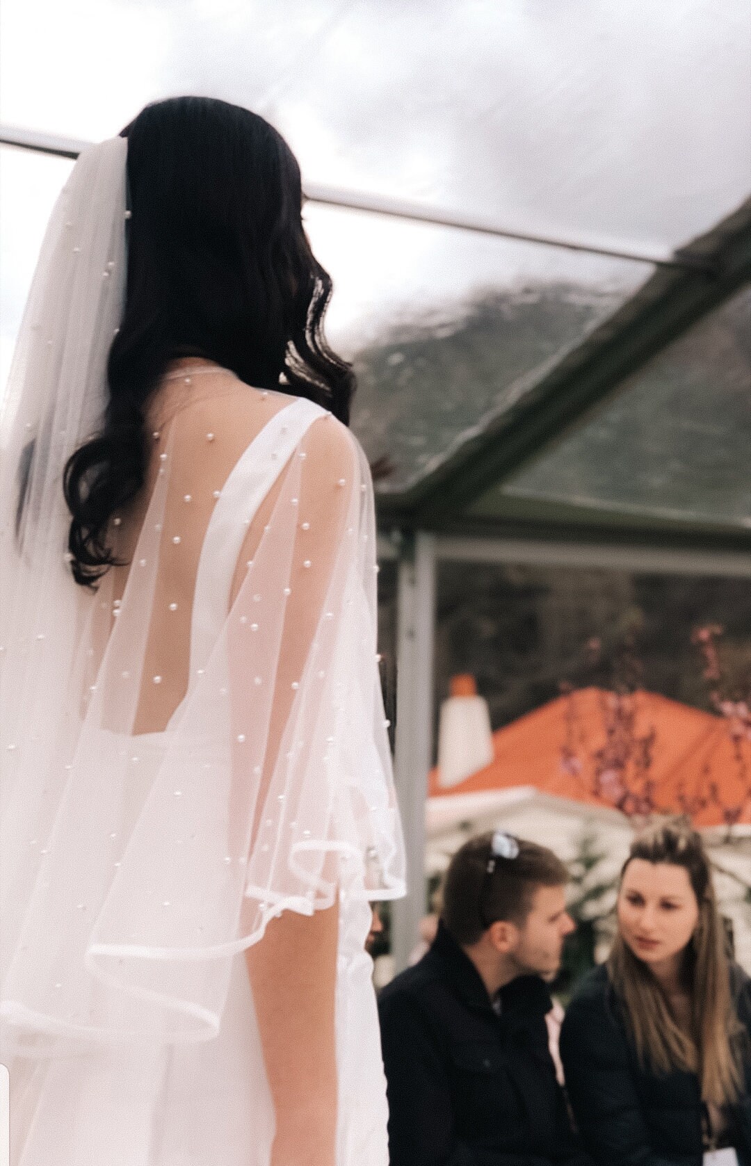 Pearl Cape Pearl Long Cape Pearl Cover-up Bridal Cape Plus | Etsy