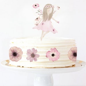 Fairy Cake Topper, Fairy First Birthday Decor , Fairy First Birthday ...