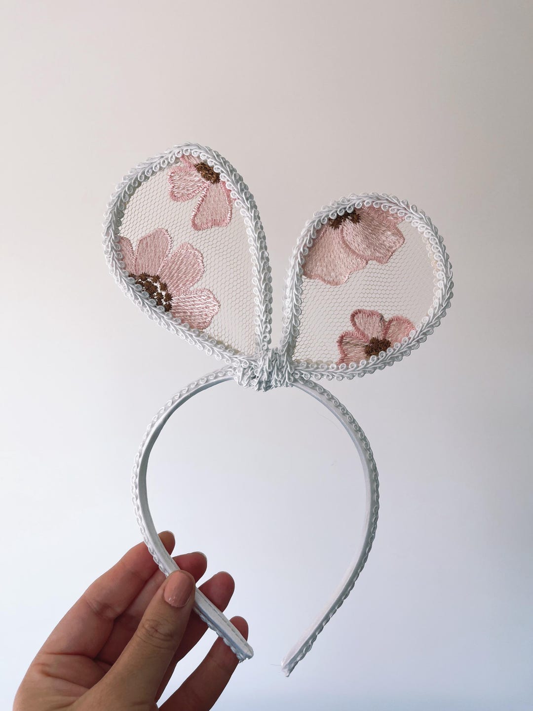 Bunny Headband, Easter Bunny Ears, Handmade Easter, Bunny Ears - Etsy