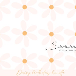Daisy Birthday Bundle | Editable Daisy Birthday Party | Daisy Birthday ...