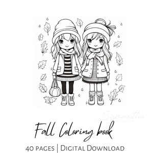 Fall Coloring Pages, Fall Coloring Book, Kids Coloring Book, Autumn ...