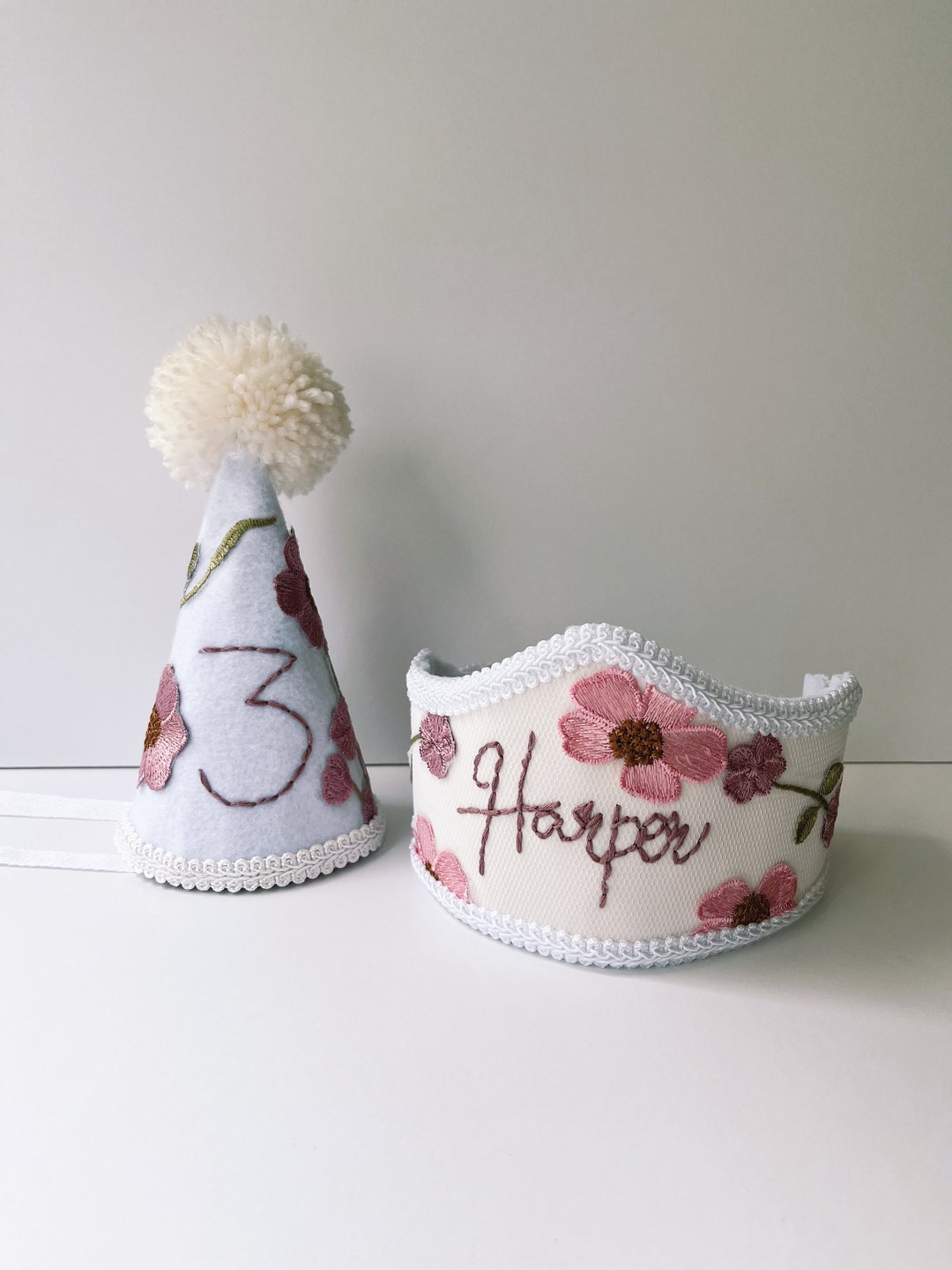 Birthday Bundle - Party Hat, Name Crown, Birthday Wand - Etsy