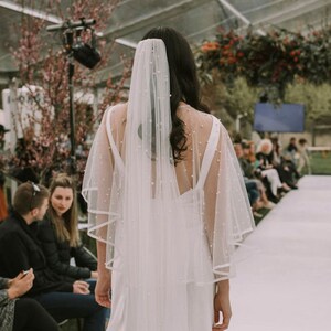 Pearl Cape, Pearl Long Cape, Pearl Cover-up, Bridal Cape, Plus Size ...