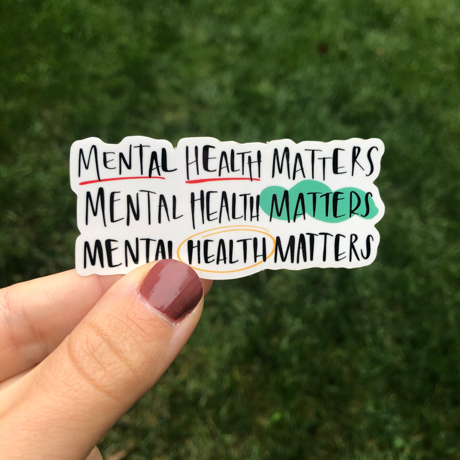Mental Health Matters Sticker Normalize Mental Health You - Etsy