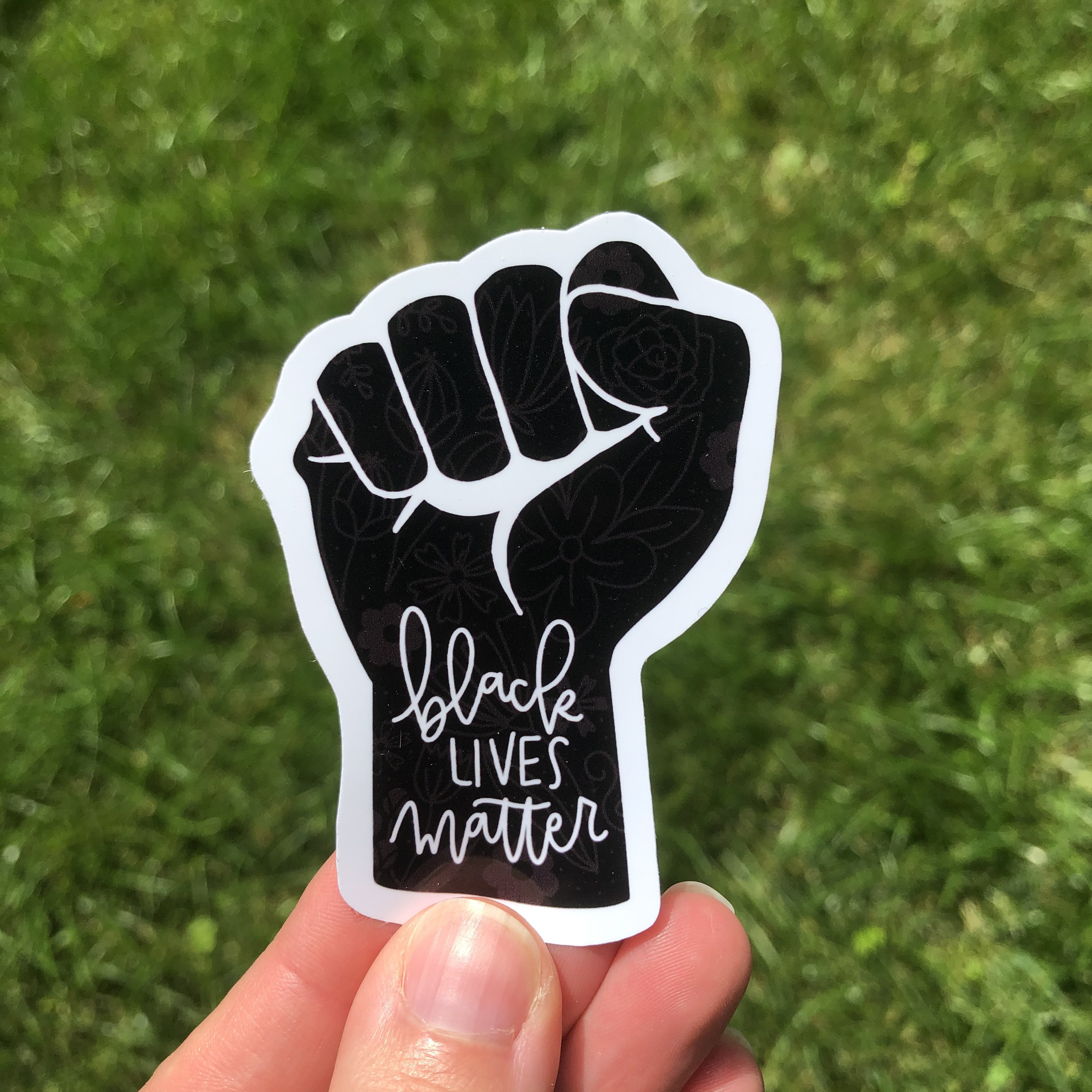Black Lives Matter Sticker Stronger Together in This Together - Etsy