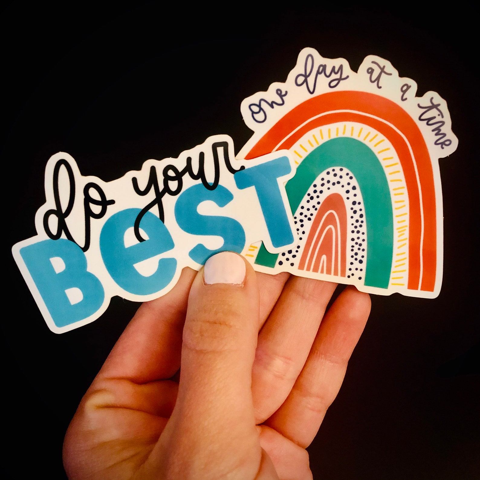 Do Your Best Sticker Be Positive Be Strong Water Bottle Stickers Laptop ...