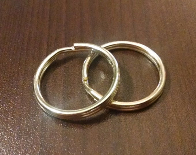 10pcs 30MM Brass Key Rings etsy Split Rings Craft Supplies - Etsy