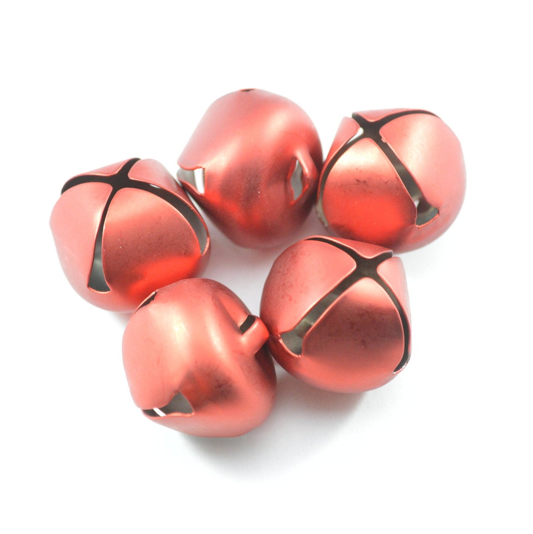 Large Red Jingle Bells 25mm - 10pcs - Bulk - Wholesale - Bin - Etsy