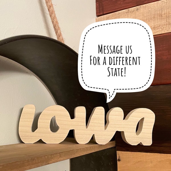 Iowa Sign - Etsy