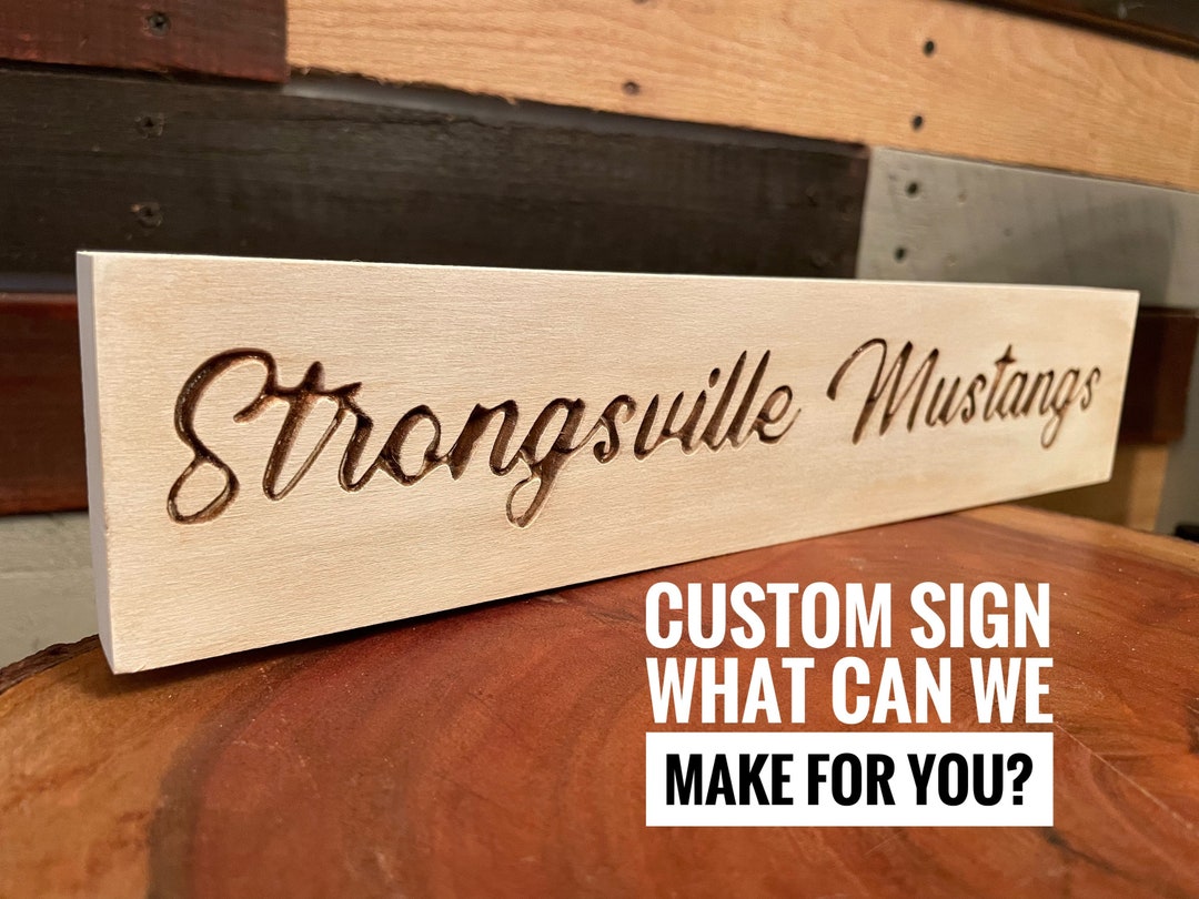 Custom Etched Wood Sign, Custom Wood Sign, Personalized Wood Decor ...