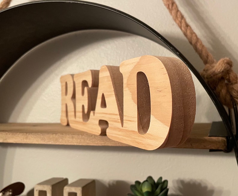 Unfinished Wood Read Sign Teacher Gift Classroom Decor - Etsy