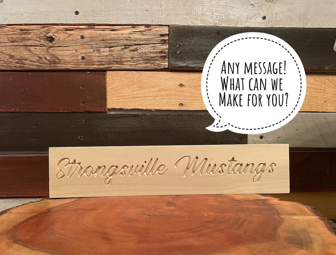 Custom Etched Wood Sign, Custom Wood Sign, Personalized Wood Decor ...