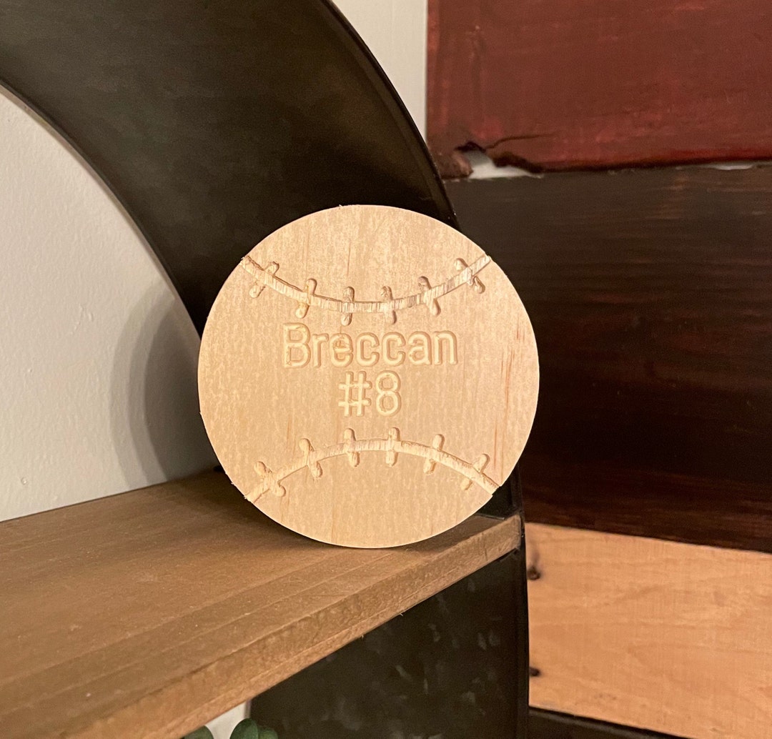 Custom Baseball Wood Cutout, Cnc Cut Softball Shape, DIY Craft ...