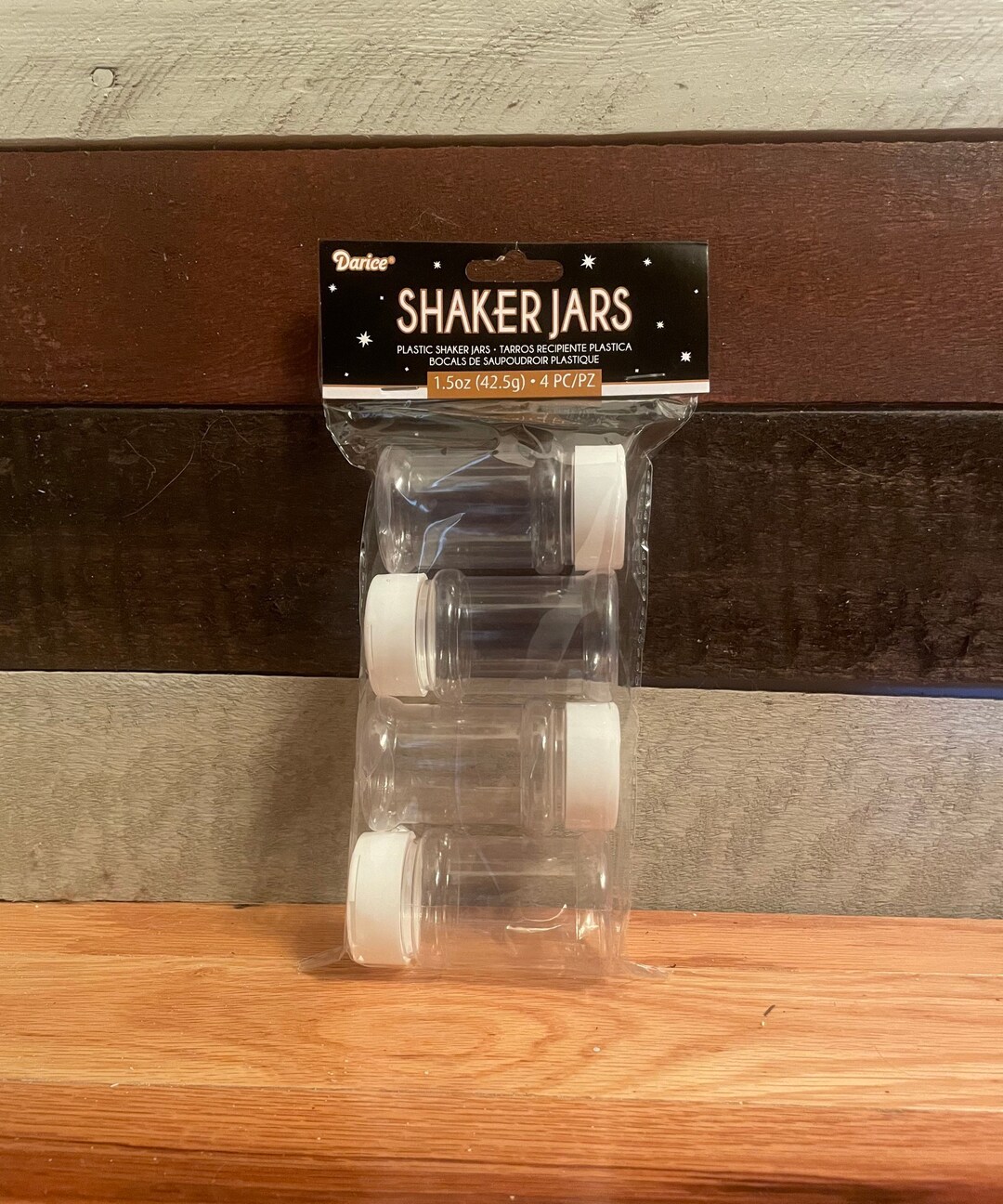 Plastic Shaker Jars 2.5 Oz. 4 Pieces, Use for Glitter or Anything Else ...