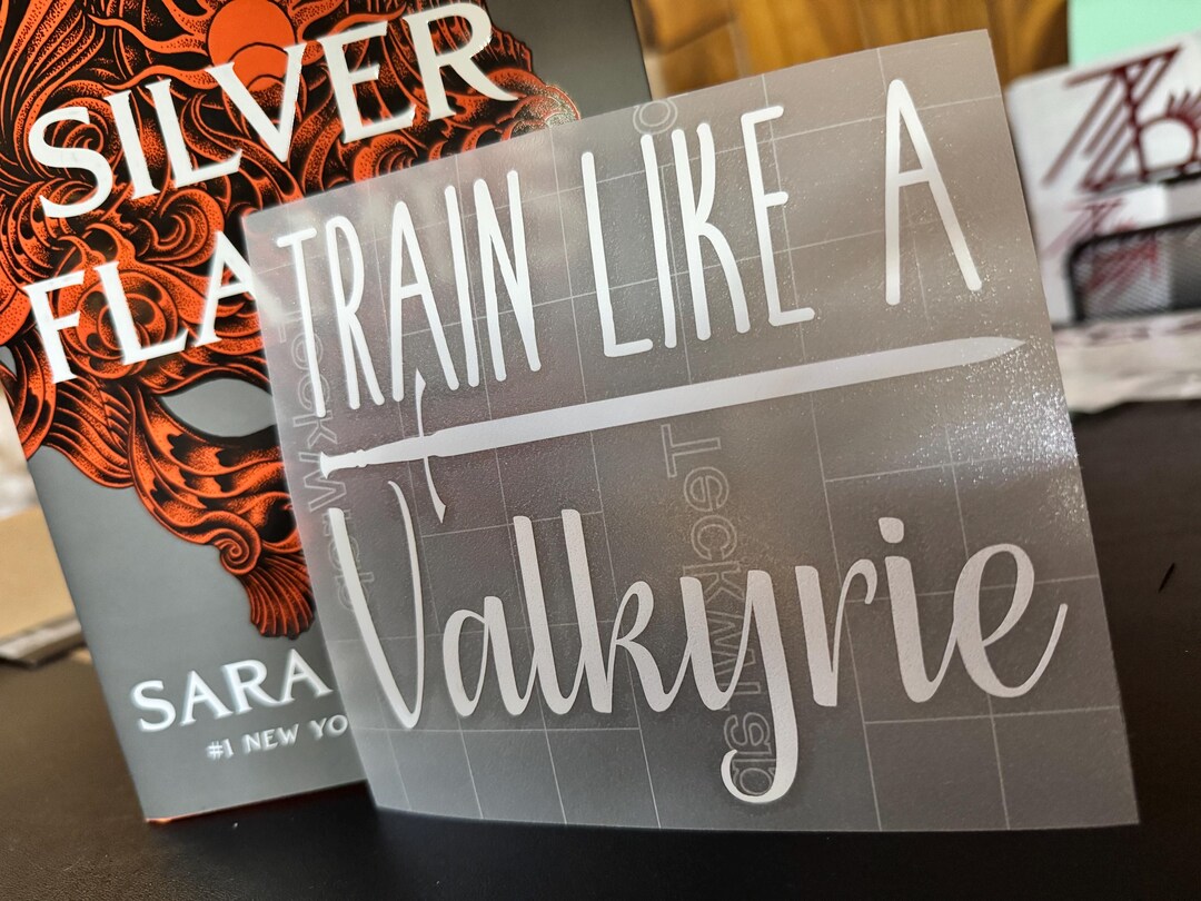 Train Like a Valkyrie Vinyl Decal Sticker - ACOTAR Inspired - Etsy