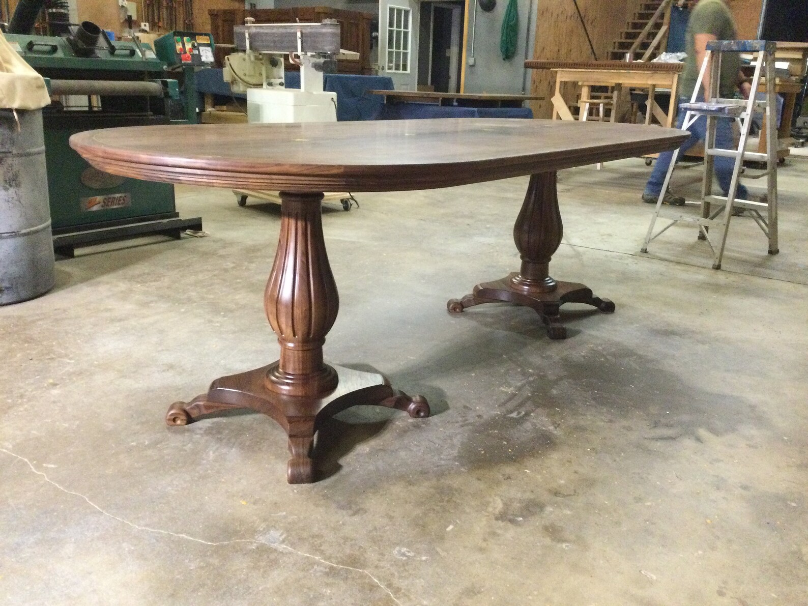 Executive Oval Conference Table, Custom, Walnut, Solid Wood - Etsy
