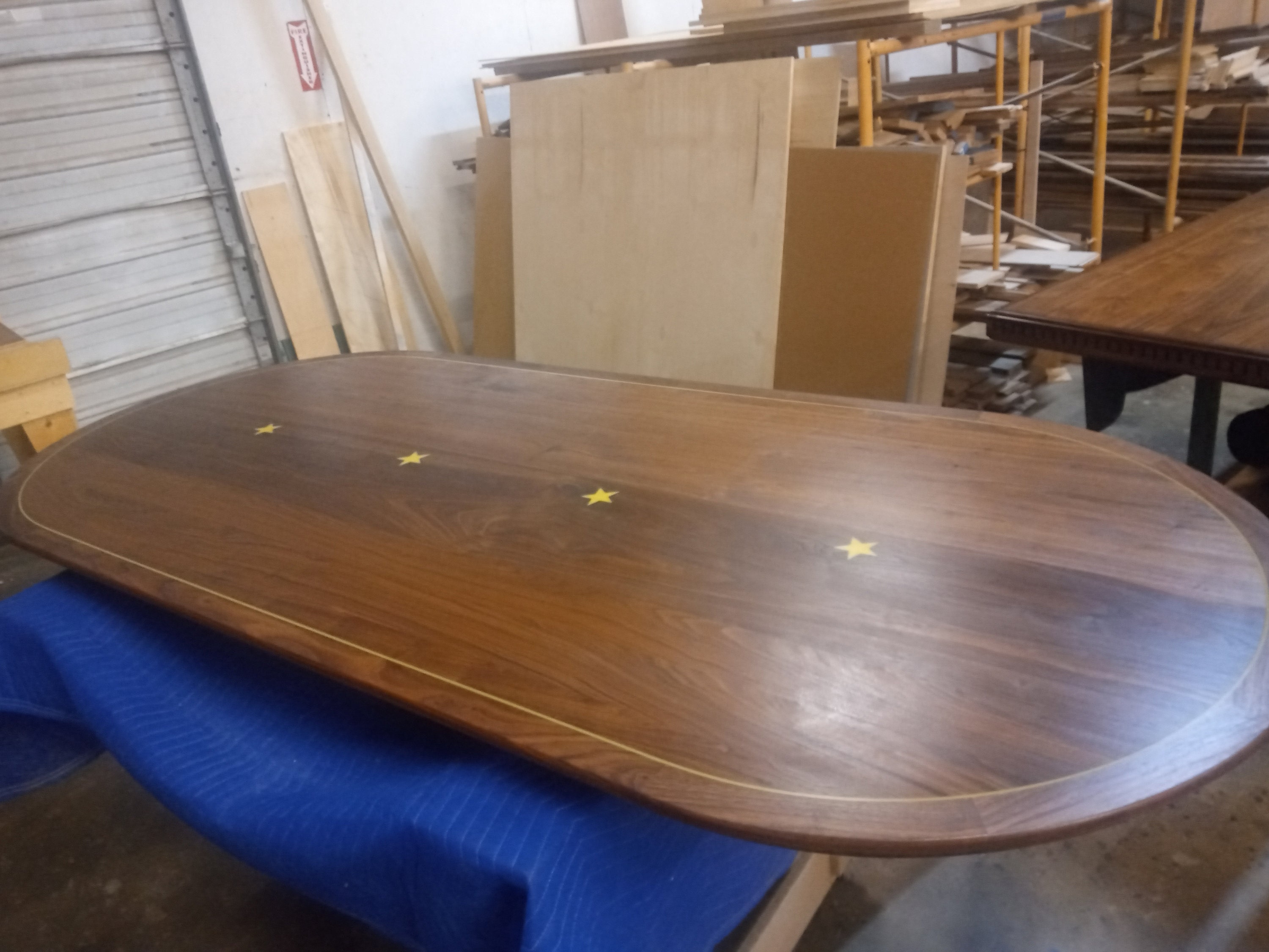 Executive Oval Conference Table, Custom, Walnut, Solid Wood - Etsy