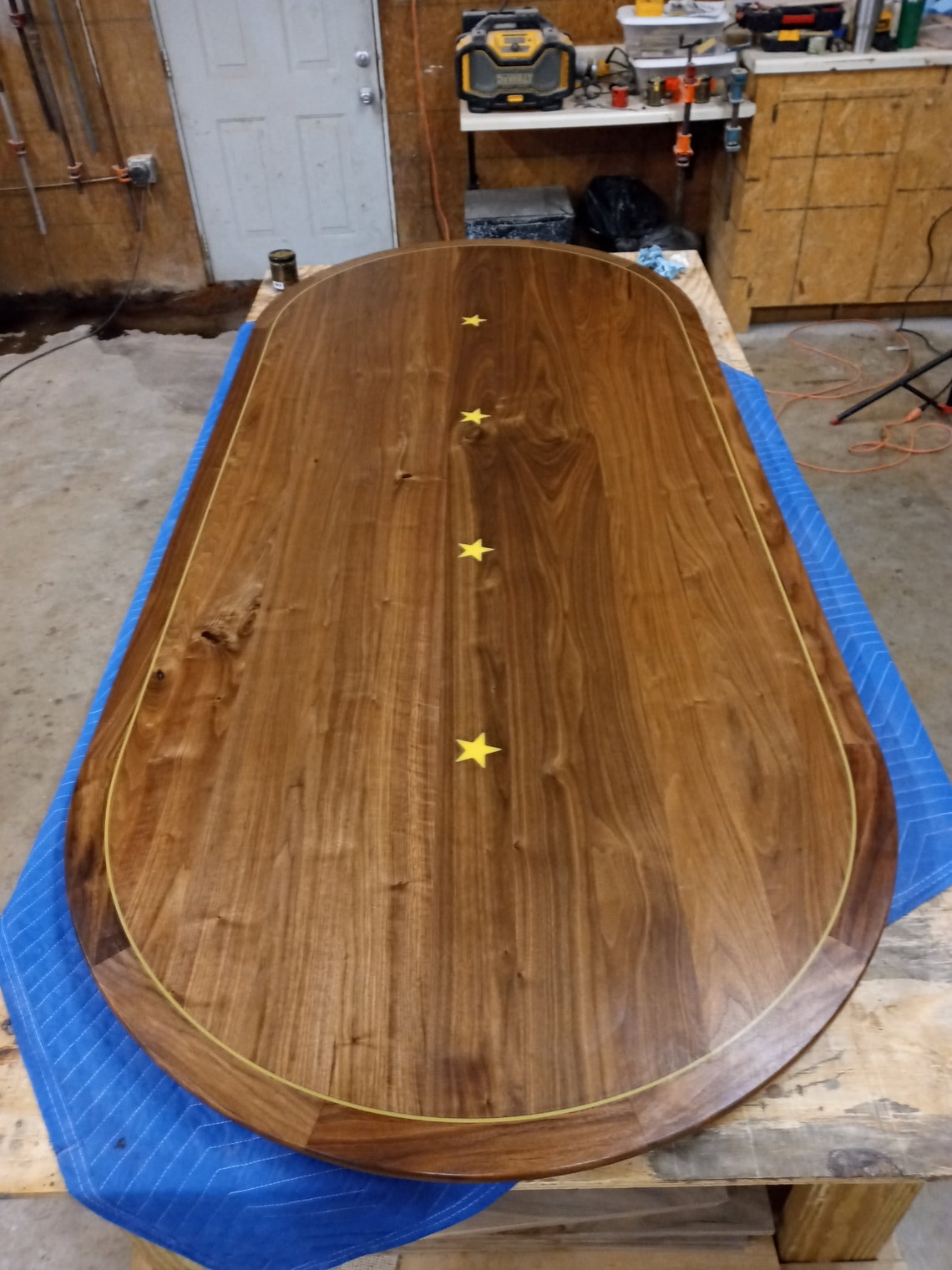 Executive Oval Conference Table, Custom, Walnut, Solid Wood - Etsy