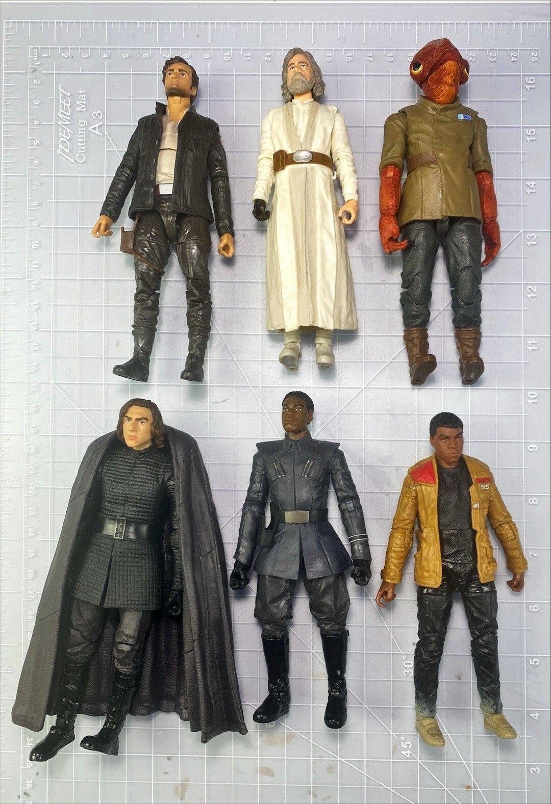 Star Wars LFL Black Series Lot of 6 Action Figures Luke Kylo Ren (2 ...