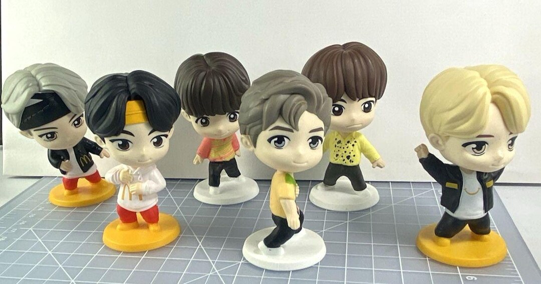 Mcdonald's Tiny Tan 2025 Happy Meal Toys! Set 6 Figures ENCORE EDITION ...