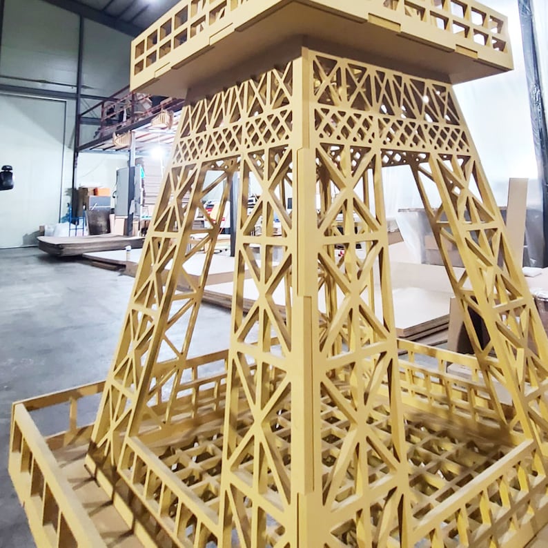Eiffel Tower Cnc Cutting File Decoration Using Cnc Router and Laser ...