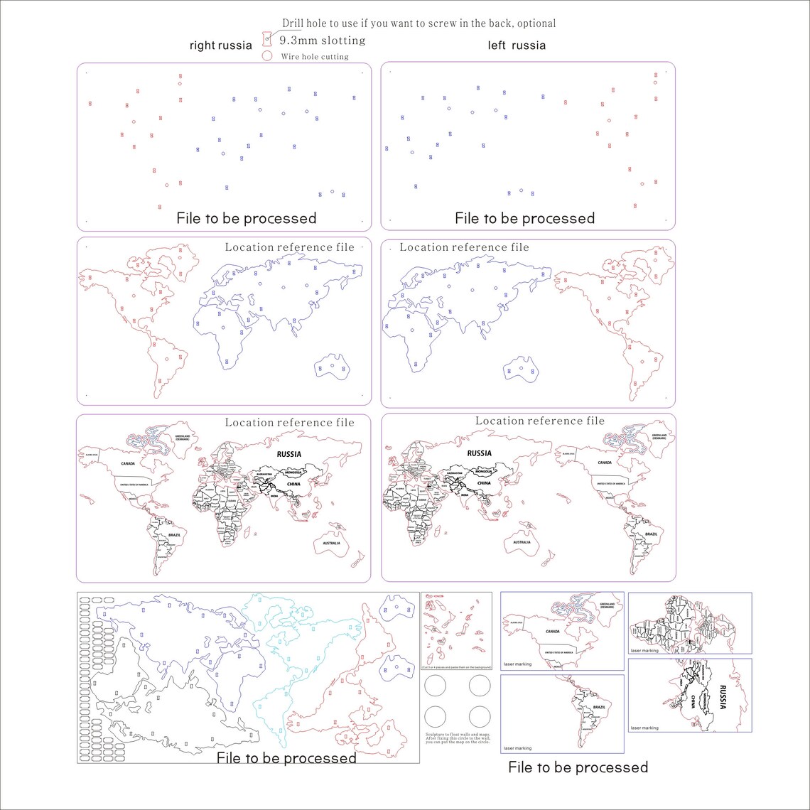 Cnc Cutting File-world Map Led Wall Decoration Using Cnc Router and ...