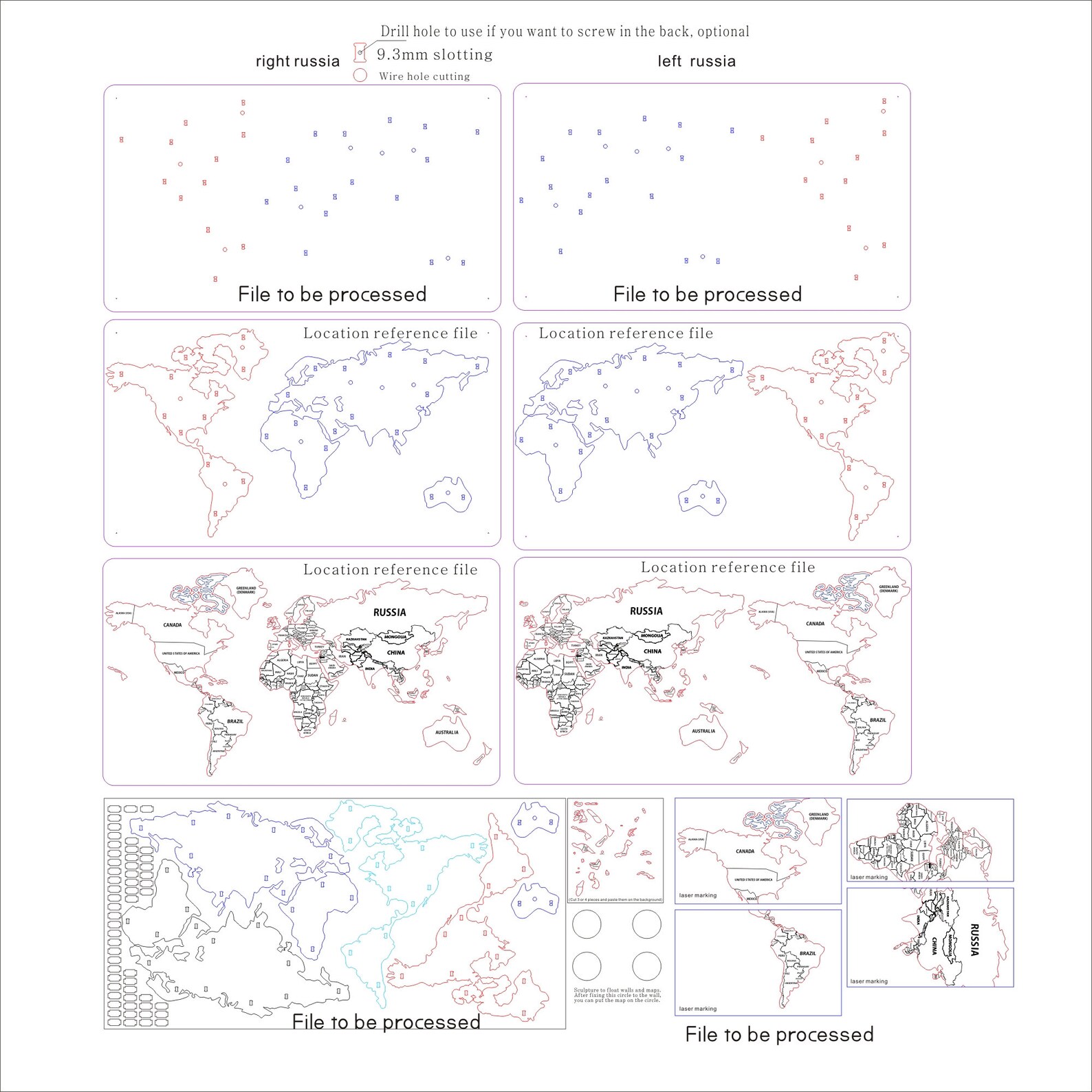 Cnc Cutting File-world Map Led Wall Decoration Using Cnc Router and ...