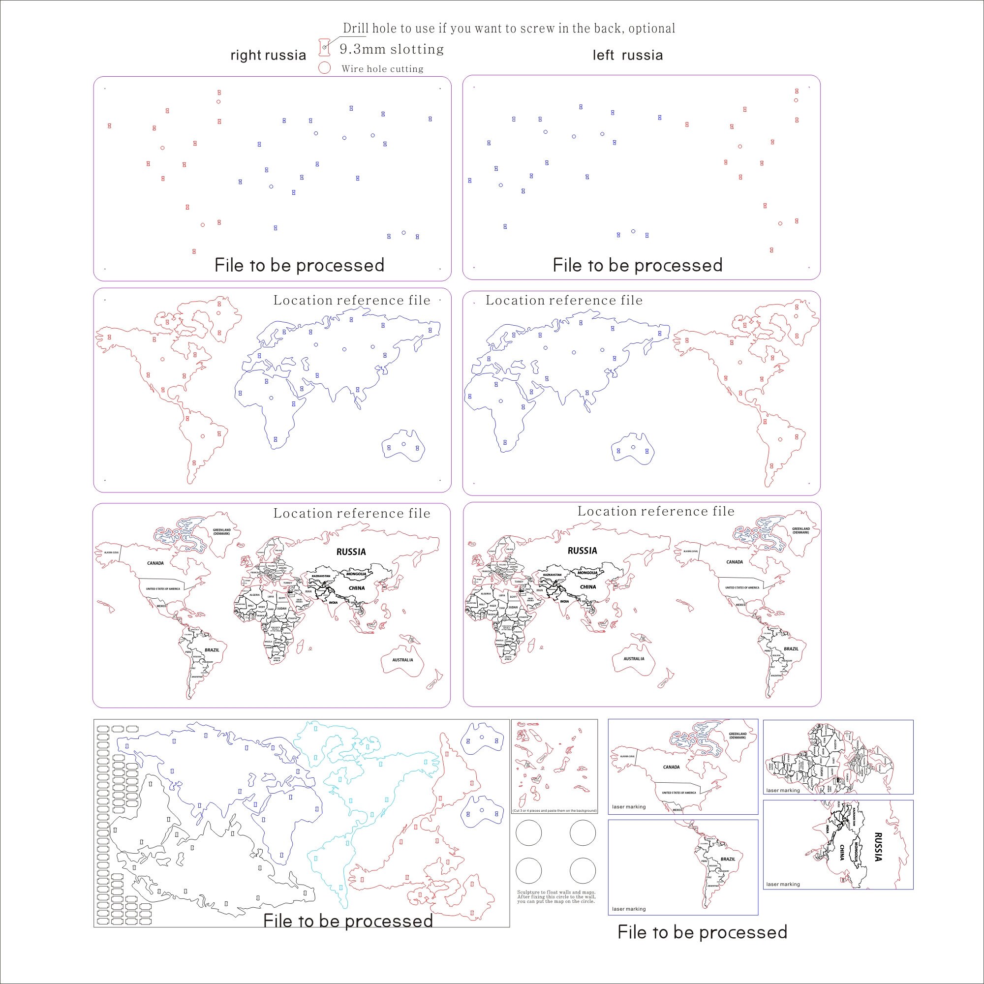 Cnc Cutting File-world Map Led Wall Decoration Using Cnc Router and ...