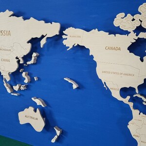 Cnc Cutting File-world Map Led Wall Decoration Using Cnc Router and ...