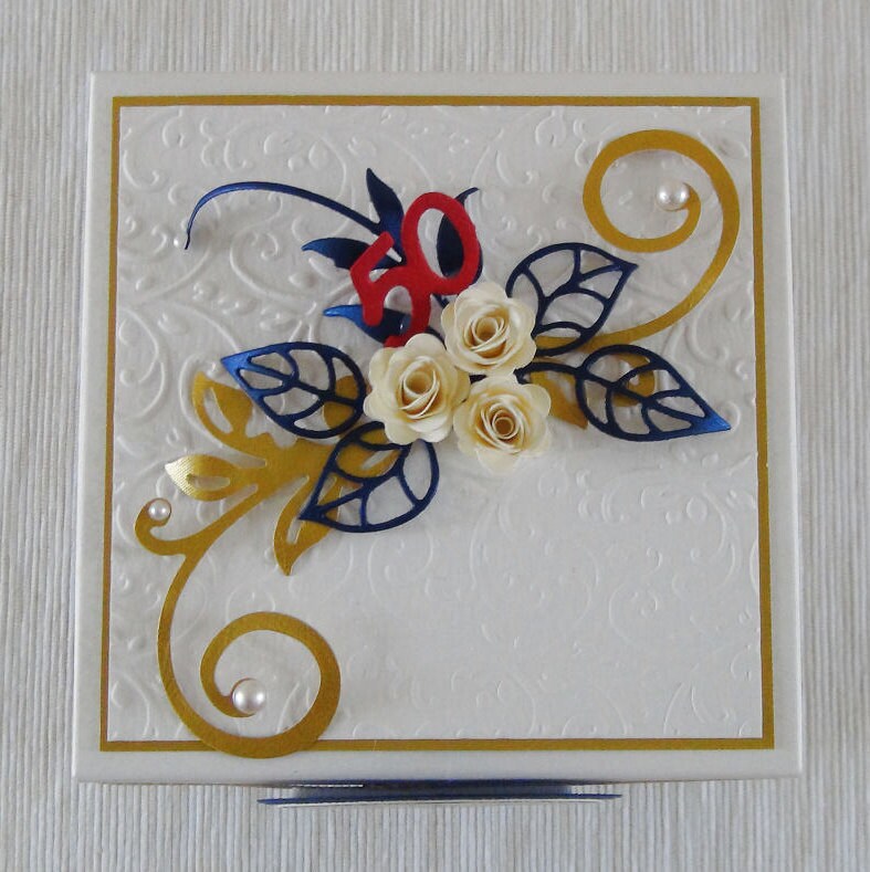 Buy Happy Anniversary Card Exploding Box Gift for Mom 50th Birthday ...