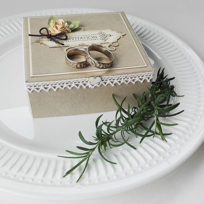 Vintage Wedding Invitation Shabby Chic Wedding Exploding Box - Etsy