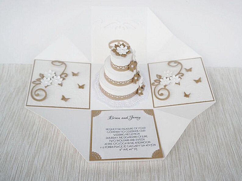 Invitación de boda en caja invitaciones de boda monocromo - Etsy México