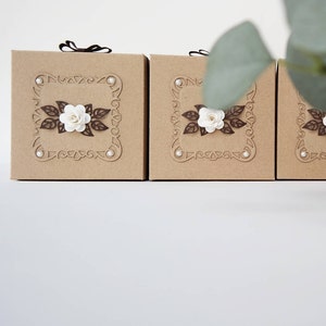 Kraft Wedding Invitation, Wedding Exploding Box Invitation, Vintage ...