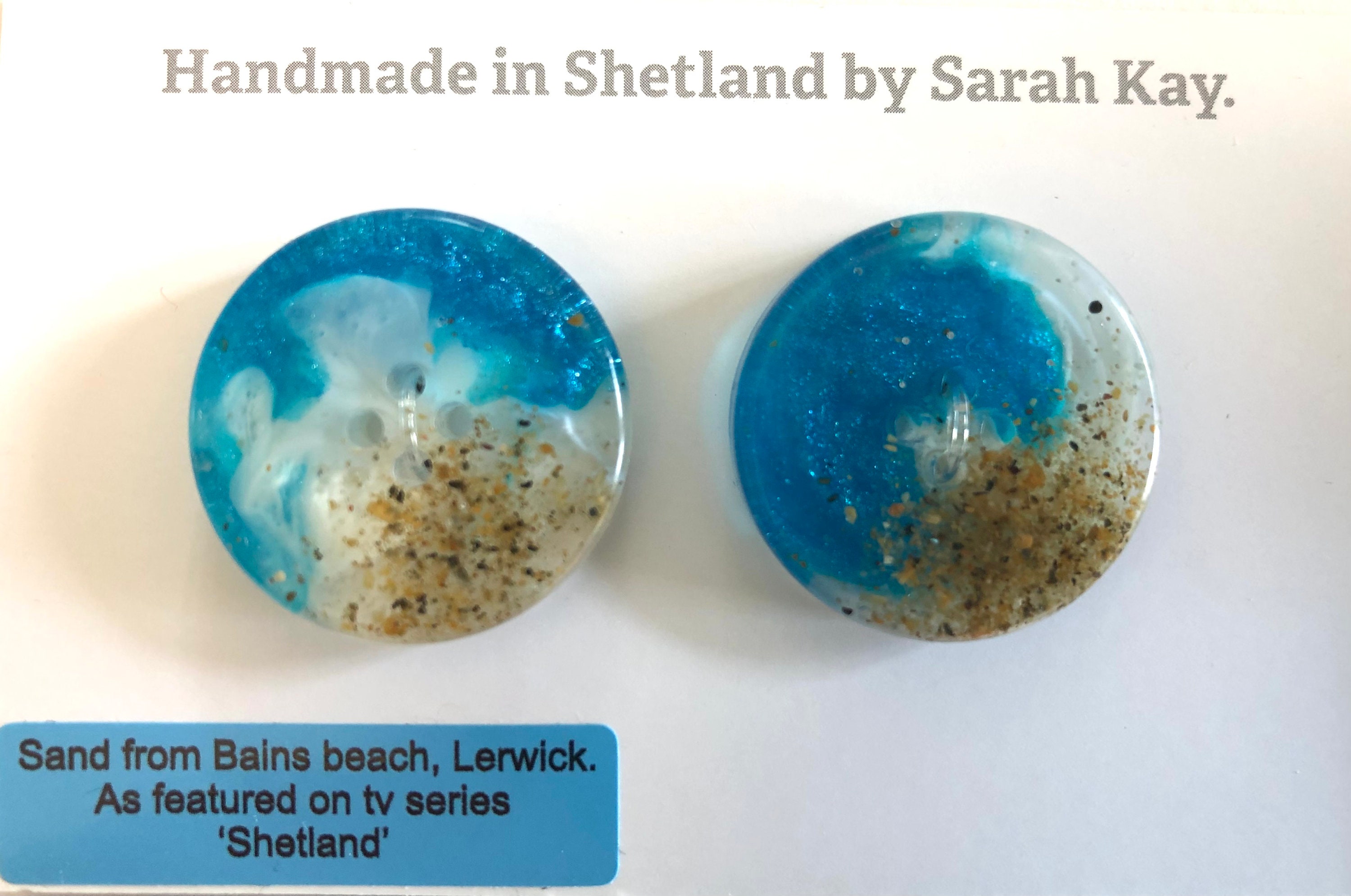 Beach Sand Buttons. Hand Made Buttons From the Shetland Islands TV ...