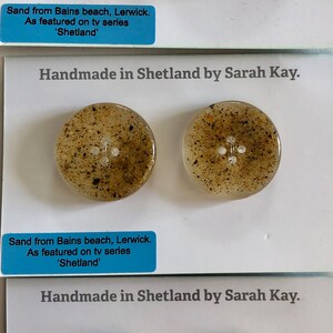 Beach Sand Buttons. Hand Made Buttons From the Shetland Islands TV ...