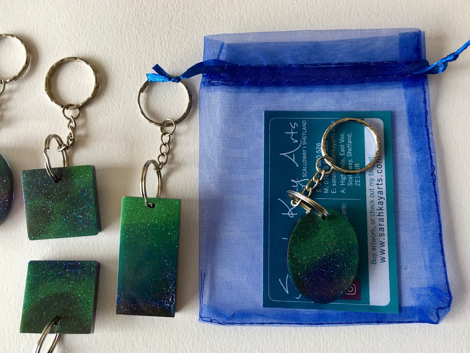 Aurora Keyring Night Sky Inspires Glow in the Dark Galaxy. - Etsy