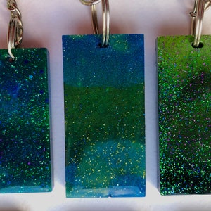 Aurora Keyring Night Sky Inspires Glow in the Dark Galaxy. - Etsy